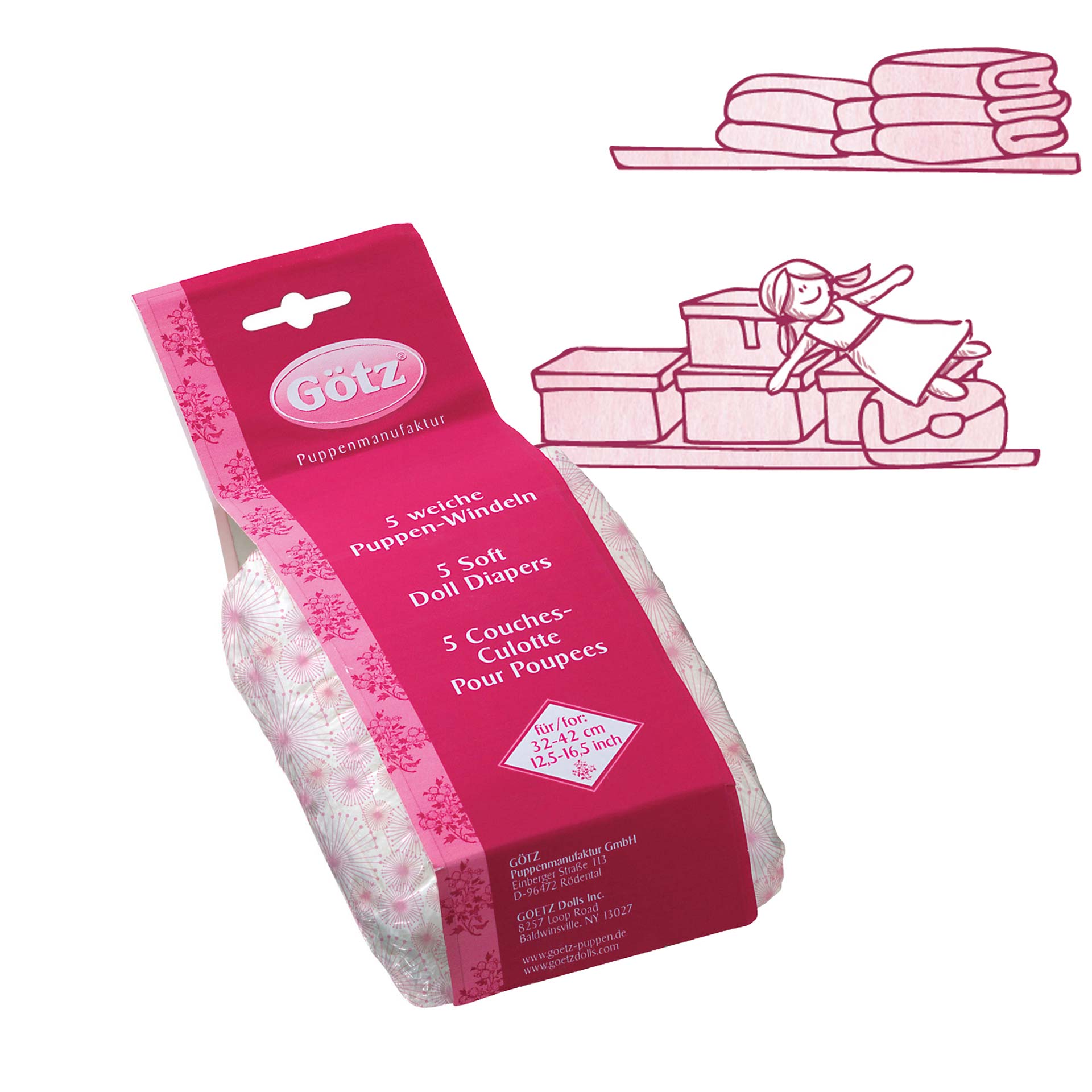 Windeln Happy Flower | Götz Puppen